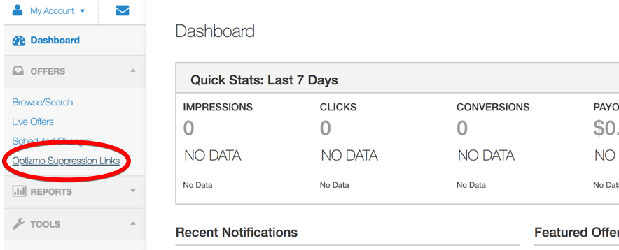 TUNE Integration - Affiliate Access to Suppression List, and Creating Opt-Out Links – Optizmo