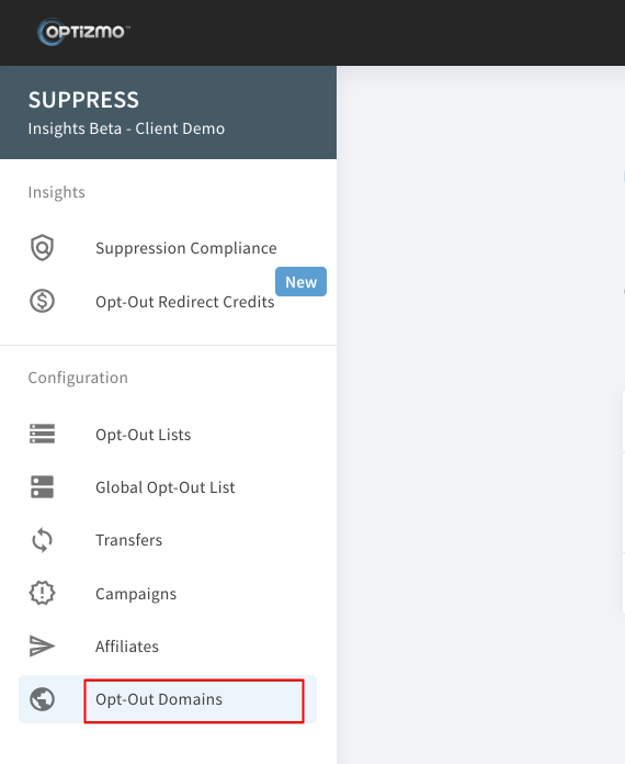 How to Add an OPTIZMO Managed Domain & IP Address – Optizmo