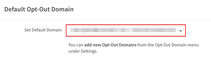 How Do I Assign a Domain to My SUPPRESS Account? – Optizmo