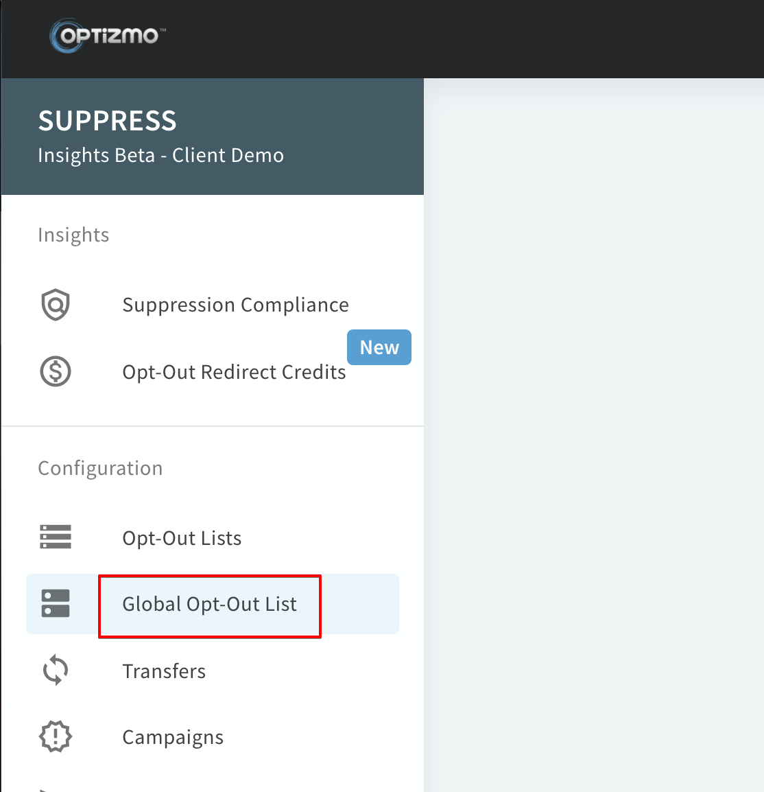 Global Opt-Out List – Optizmo