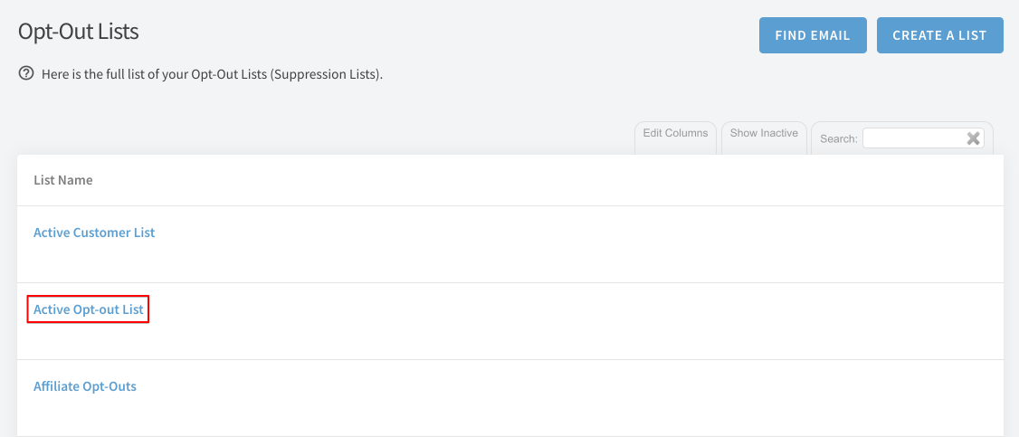 How to Download an Opt-Out List From My Account. – Optizmo